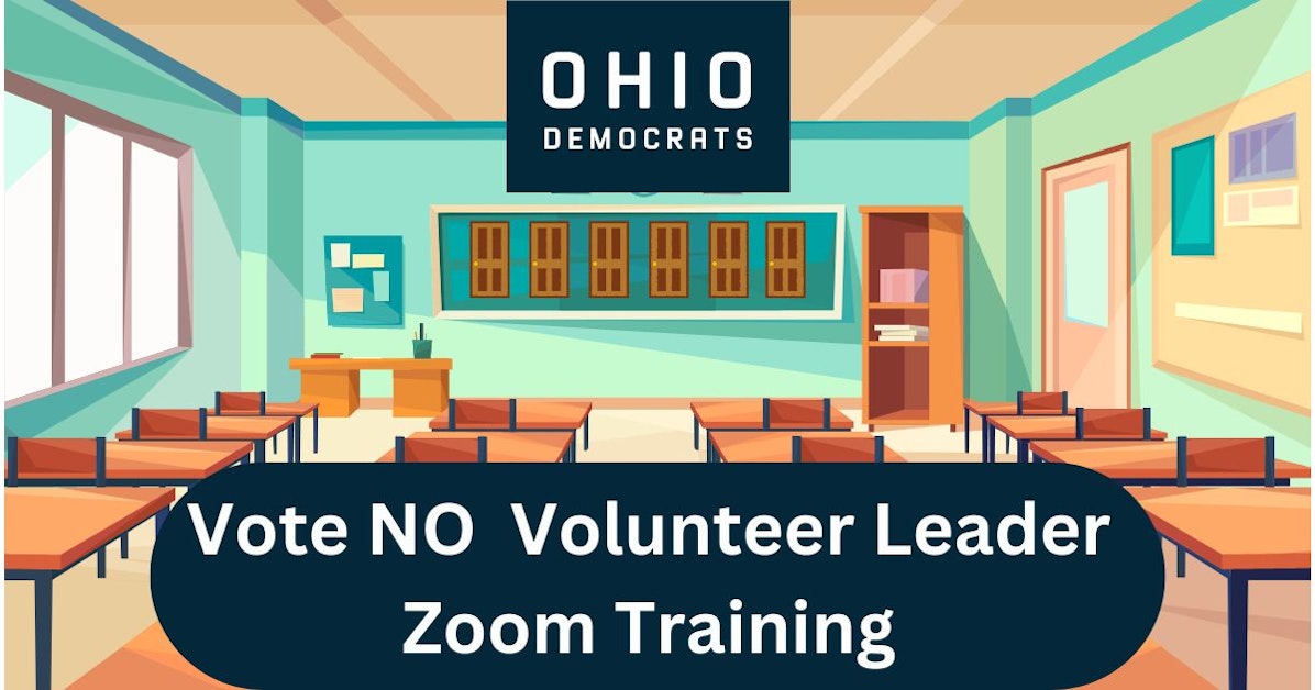 Vote NO Campaign Volunteer Leader Zoom Training · Mobilize